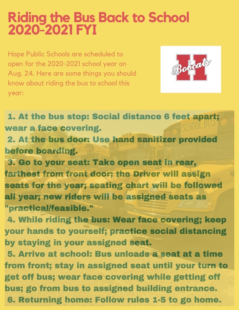Riding the Bus Rules for Back to School – Hope Prescott