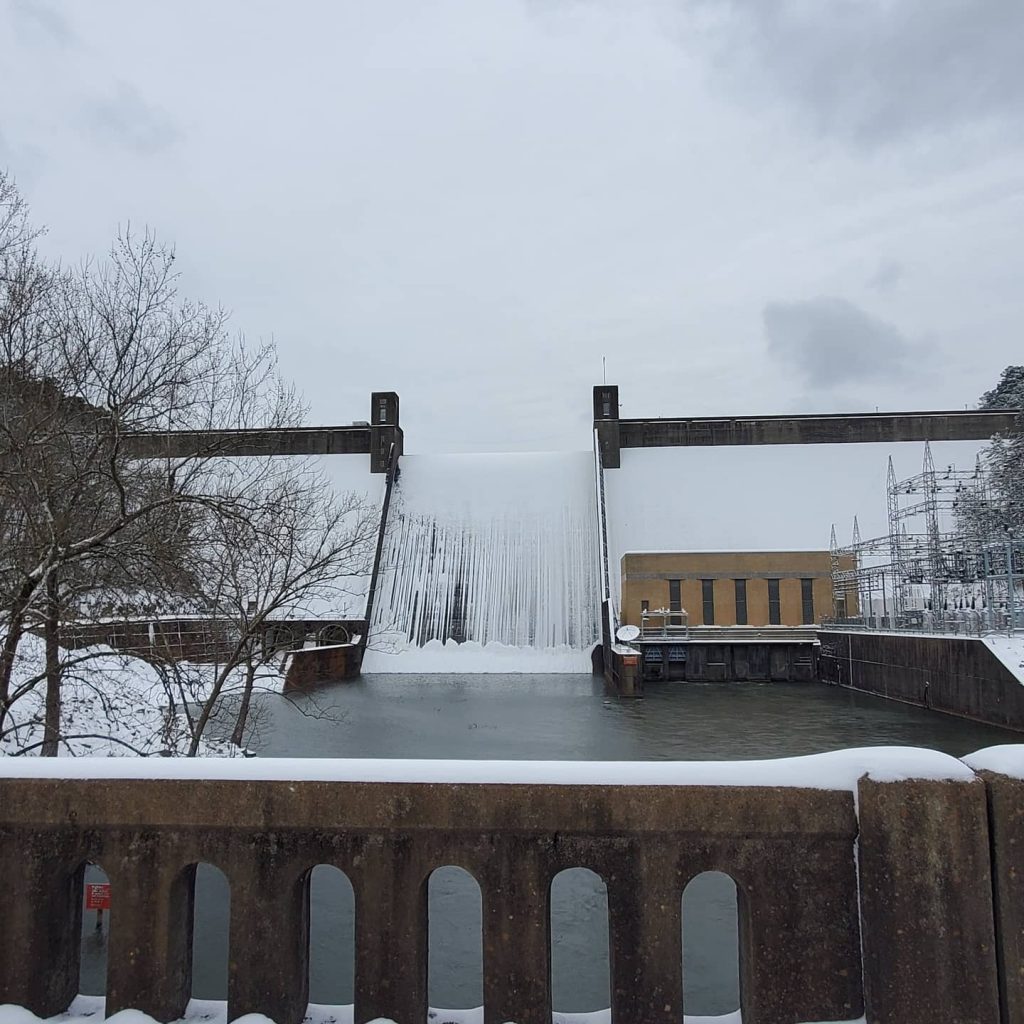 Frozen Dam At Lake Greeson – Hope Prescott