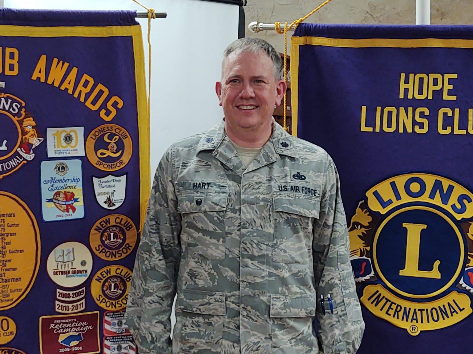 Hope Lions Hear Program On ROTC From Lt. Col Hart of Hope High – Hope ...