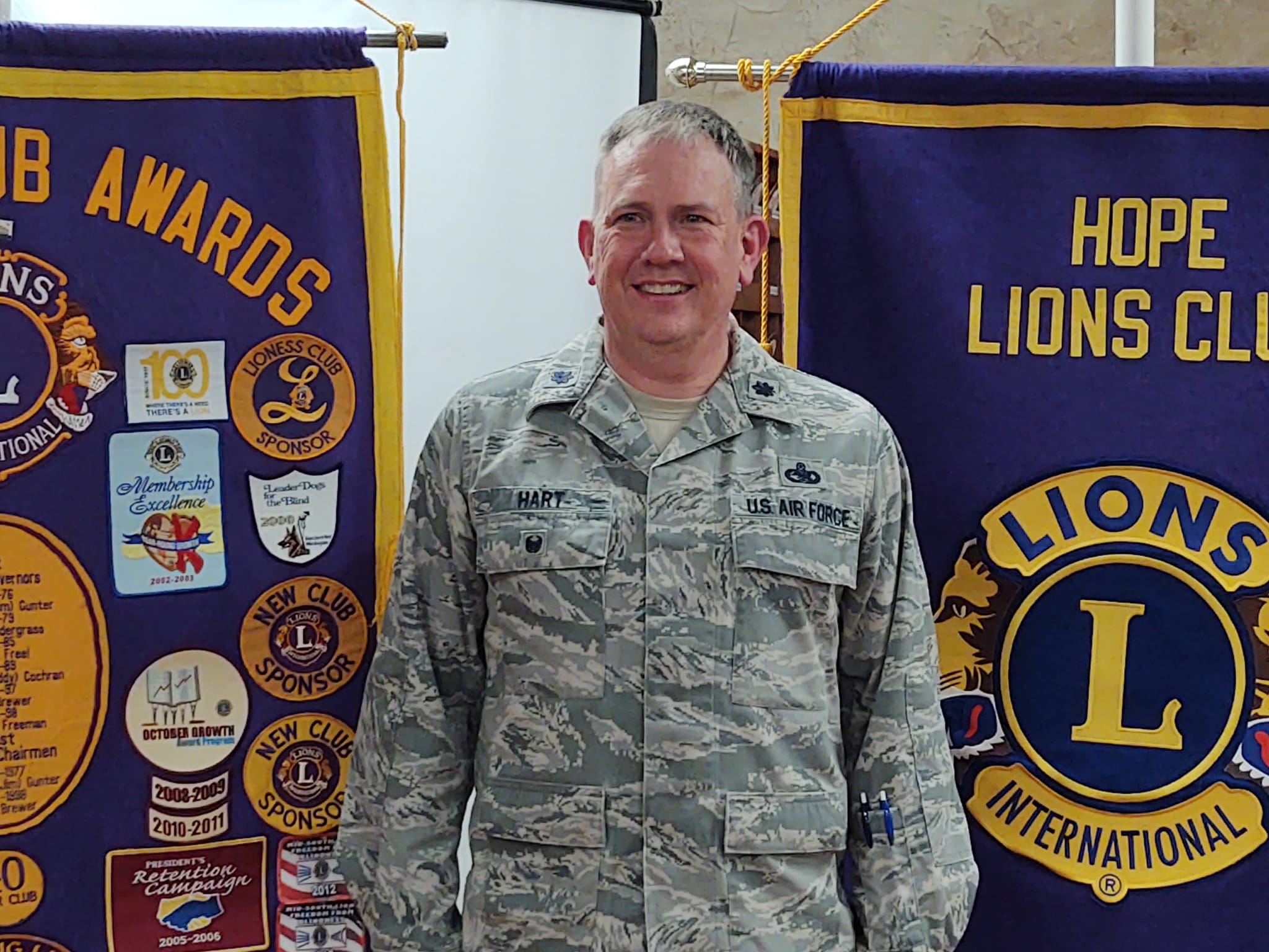 Hope Lions Hear Program On ROTC From Lt. Col Hart of Hope High – Hope ...