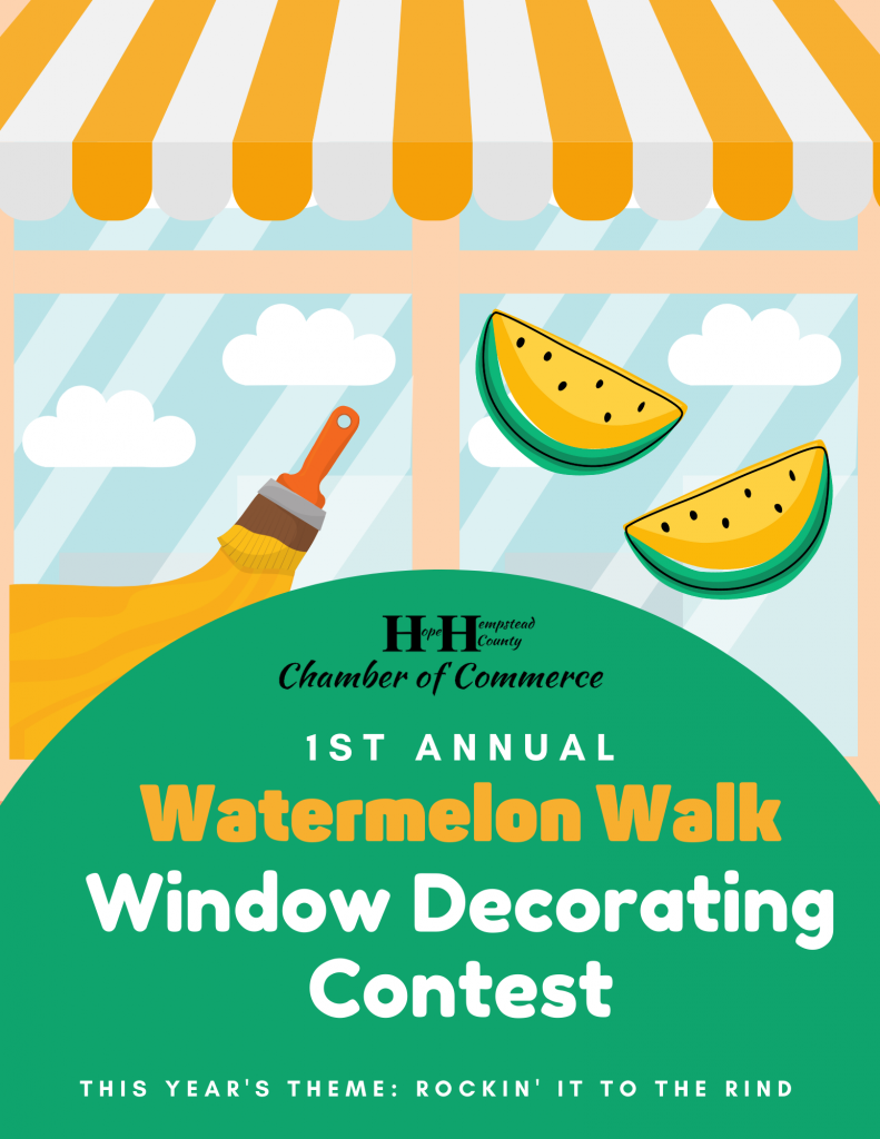 1st Annual Watermelon Walk Window Decorating Contest – Hope Prescott