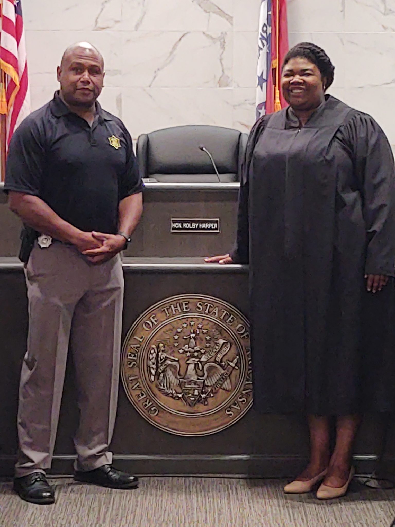 New District Judge Kolby Harper Sworn In – Hope Prescott