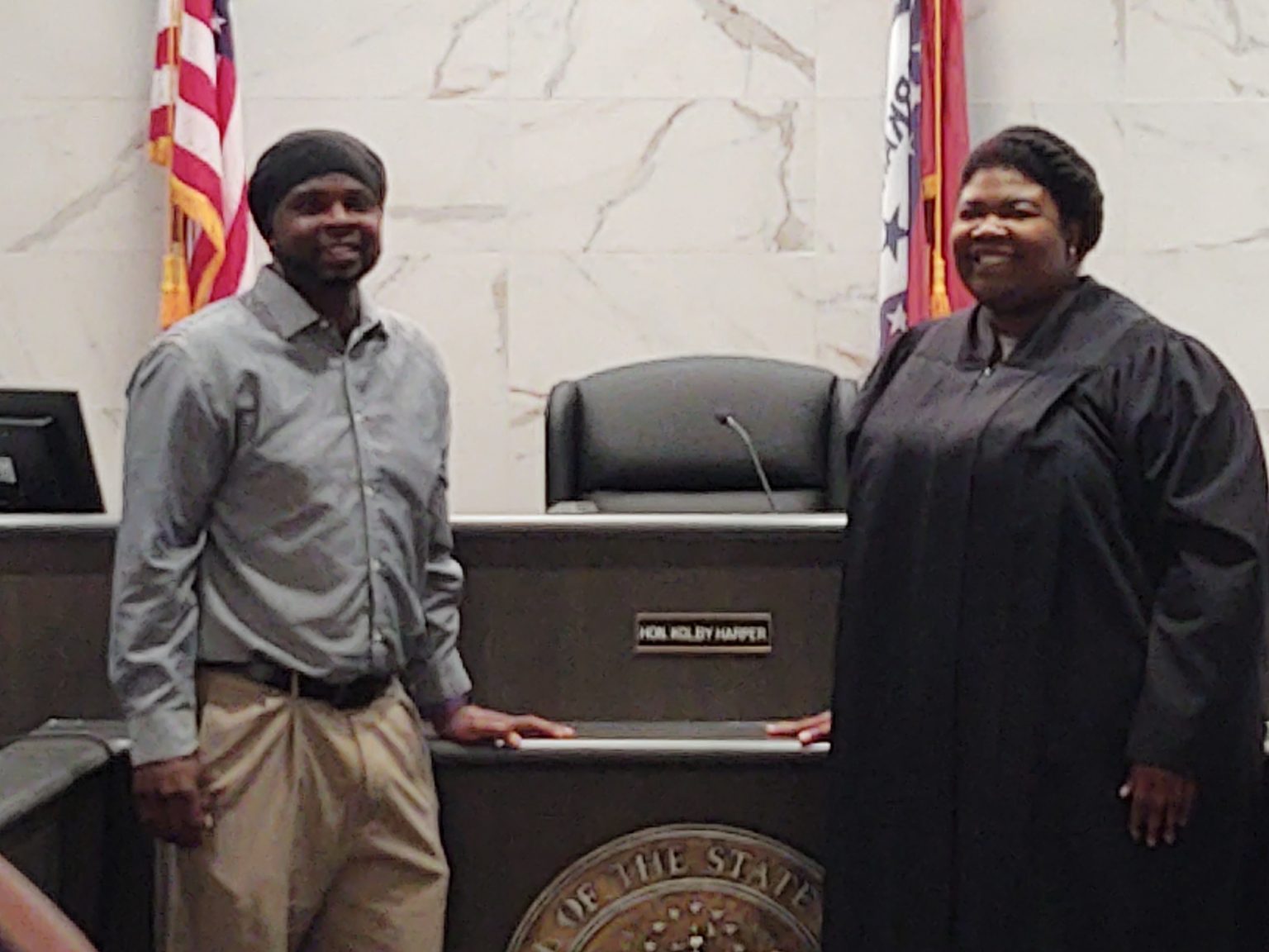 New District Judge Kolby Harper Sworn In – Hope Prescott