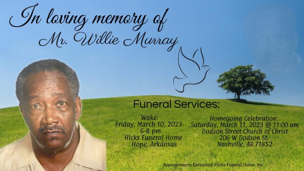 Mr. Willie Murray – Hope Prescott