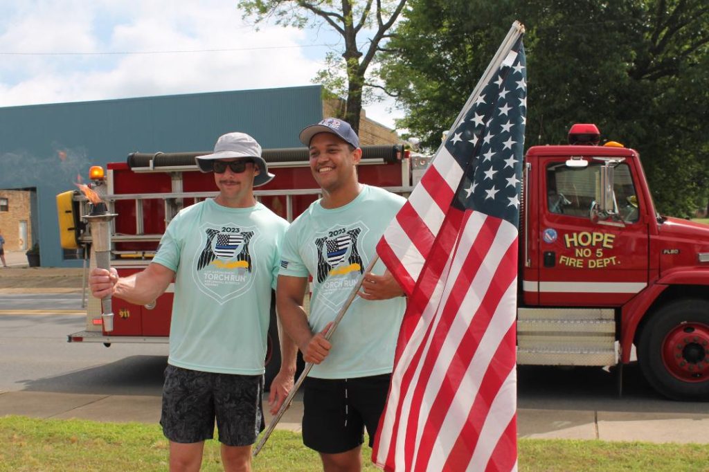 LAW ENFORCEMENT TORCH RUN FOR SPECIAL OLYMPICS TAKES ROUTE THROUGH HOPE ...