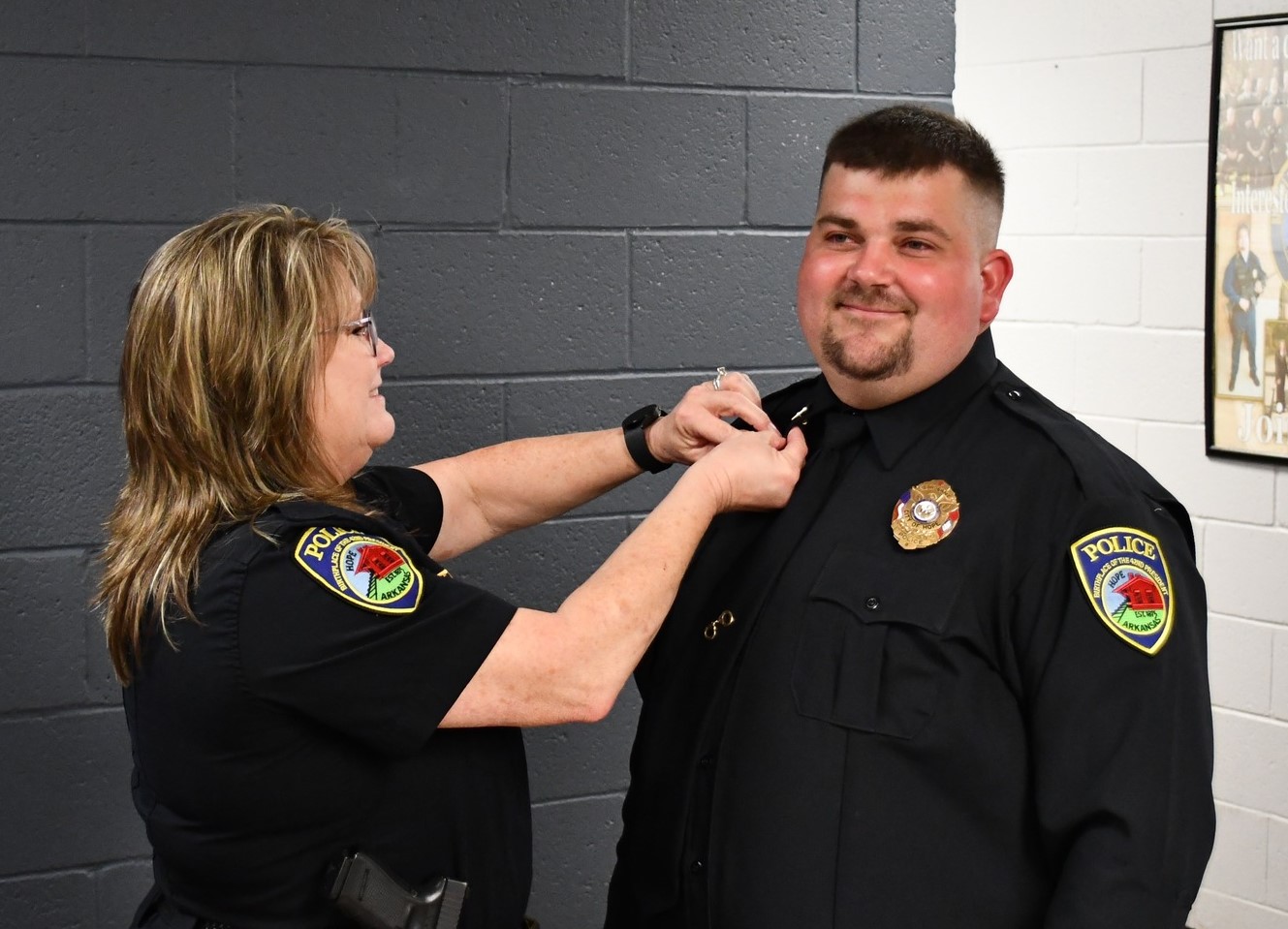 Layton Medlen Promoted to Patrol Sergeant by Hope Police Department ...