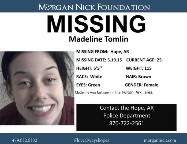 10th anniversary of disapperance of Madeline Renee Tomlin – Hope Prescott